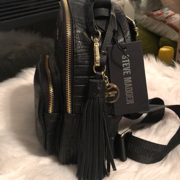 Steve Madden | Bags | Steve Madden Logo Backpack | Poshmark